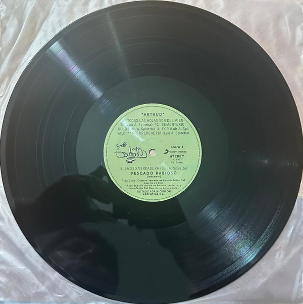 Pescado Rabioso - Artaud | Disco de Vinilo - Black Room